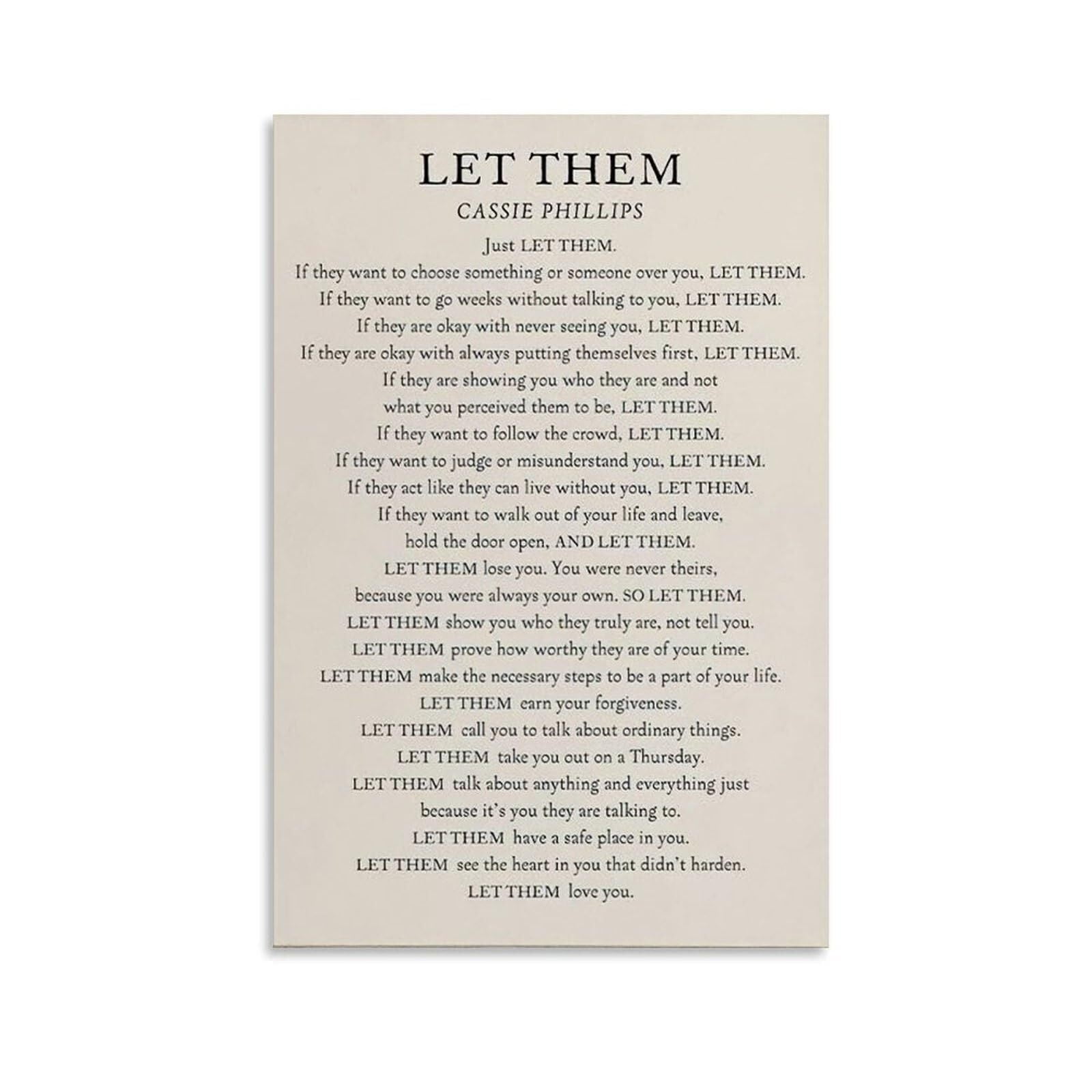 Inspirational Poetry Just Let Them Poem Knowledge Science Poster ...