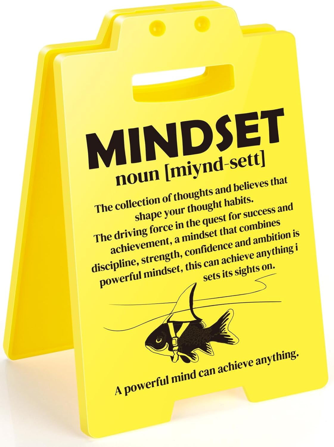 Inspirational Positive Gifts - Mindset Definition Sign, Motivational ...