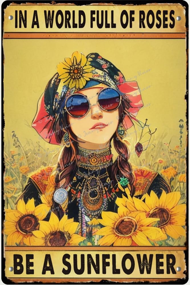 Inspirational Positive Quotes Wall Decor - in A World Full of Roses Be ...