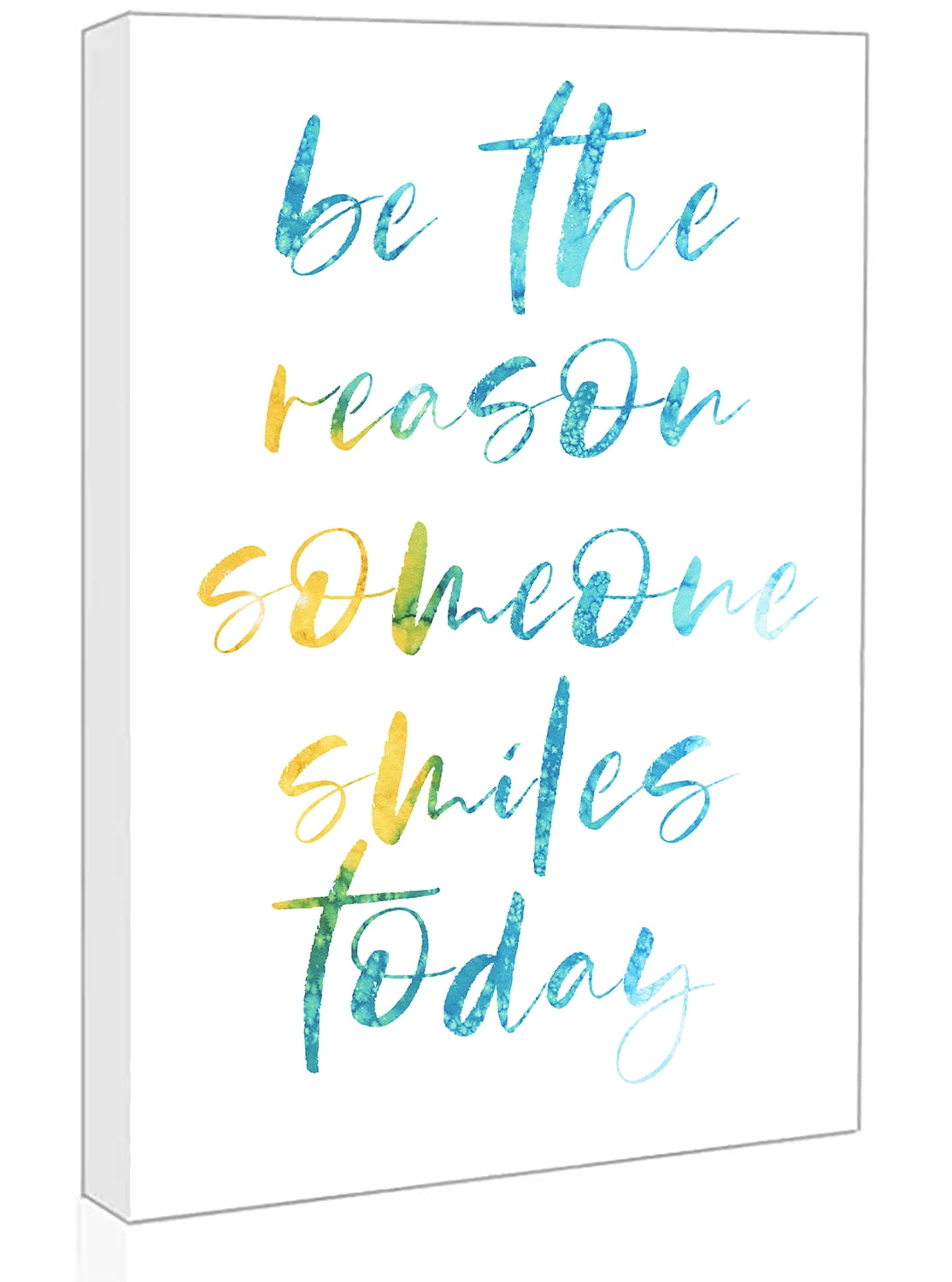 Inspirational Positive Quotes Wall Decor - Be the reason someone smiles ...