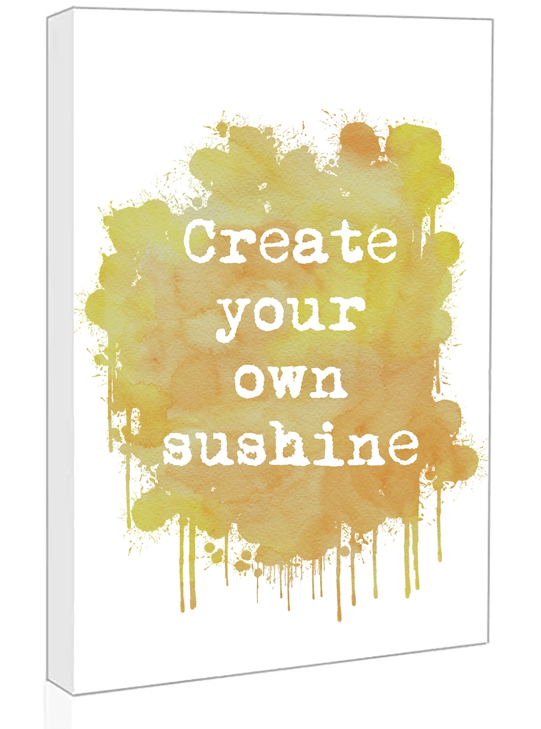 Inspirational Positive Quotes Wall Decor - Create your own sunshine ...