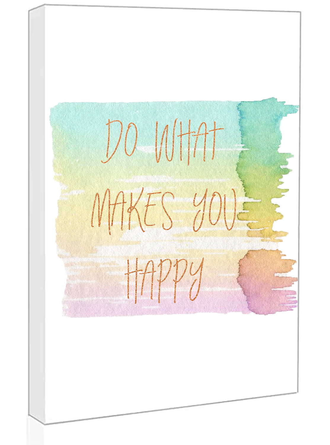 Inspirational Positive Quotes Wall Decor - do what makes you happy ...