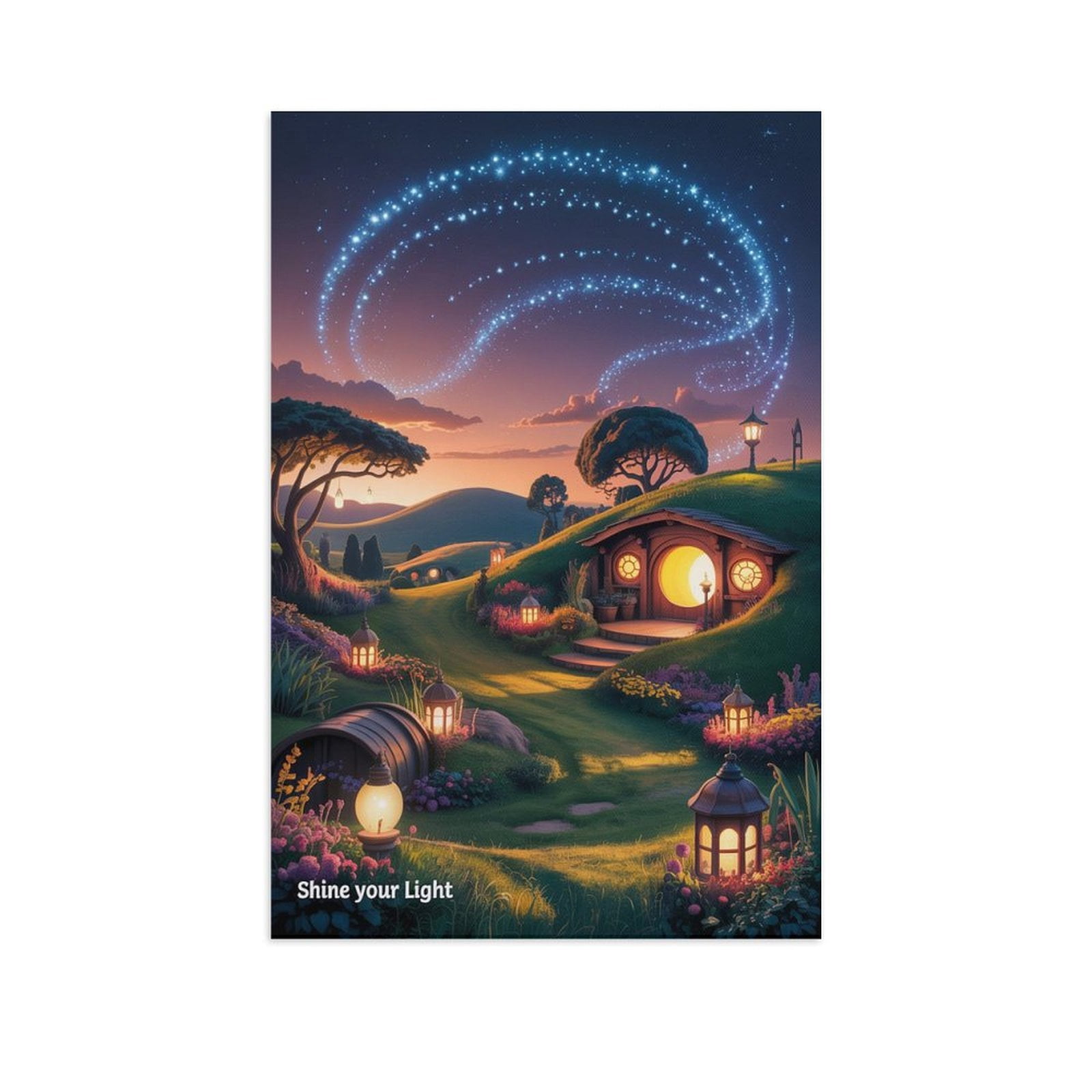 Inspirational Poster Hobbiton Movie Set Motivational Travel Wall Art ...