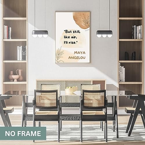 Inspirational Poster Maya Angelou Quote Empowered Women Print ...