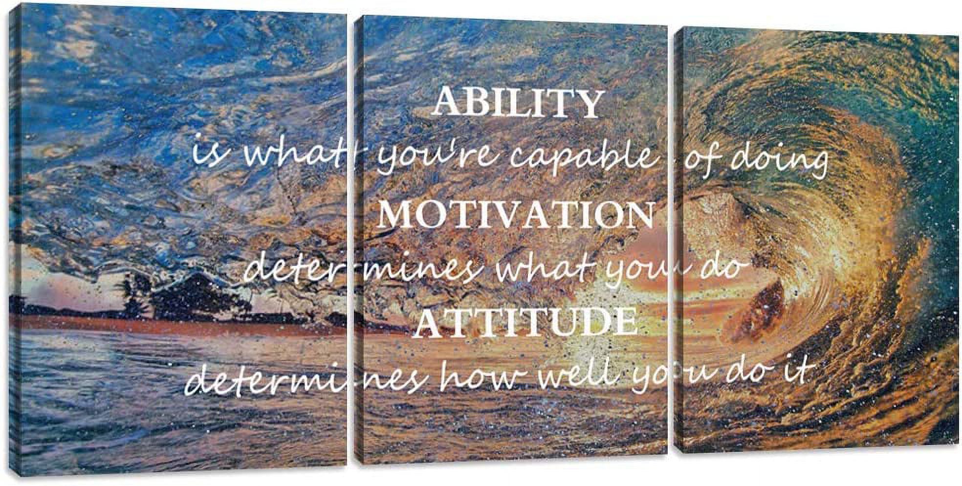 Inspirational Posters Motivational Wall Art Canvas Painting Sunrise ...