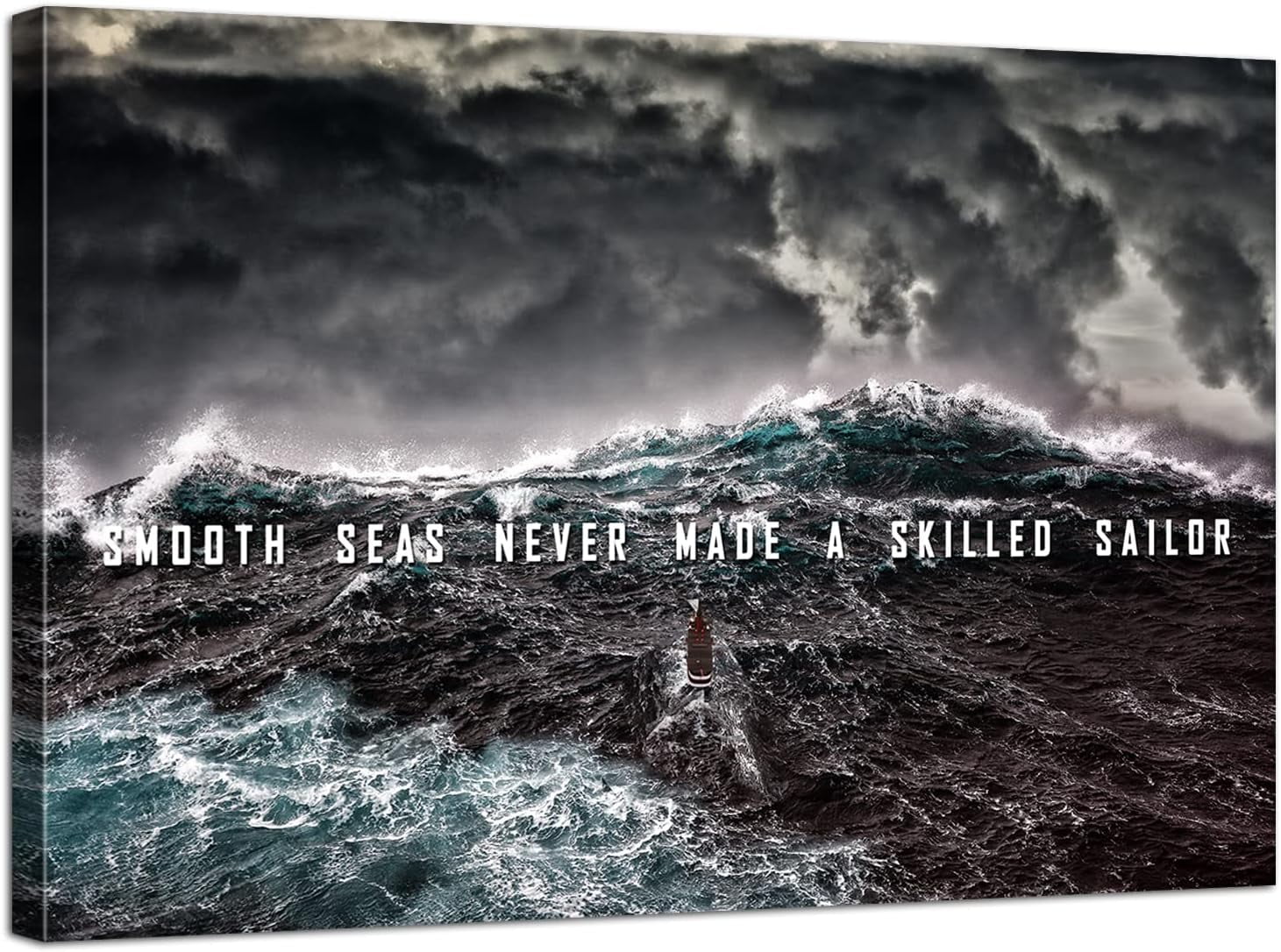 Inspirational Posters Smooth Sea Never Made a Skilled Sailor Poster ...