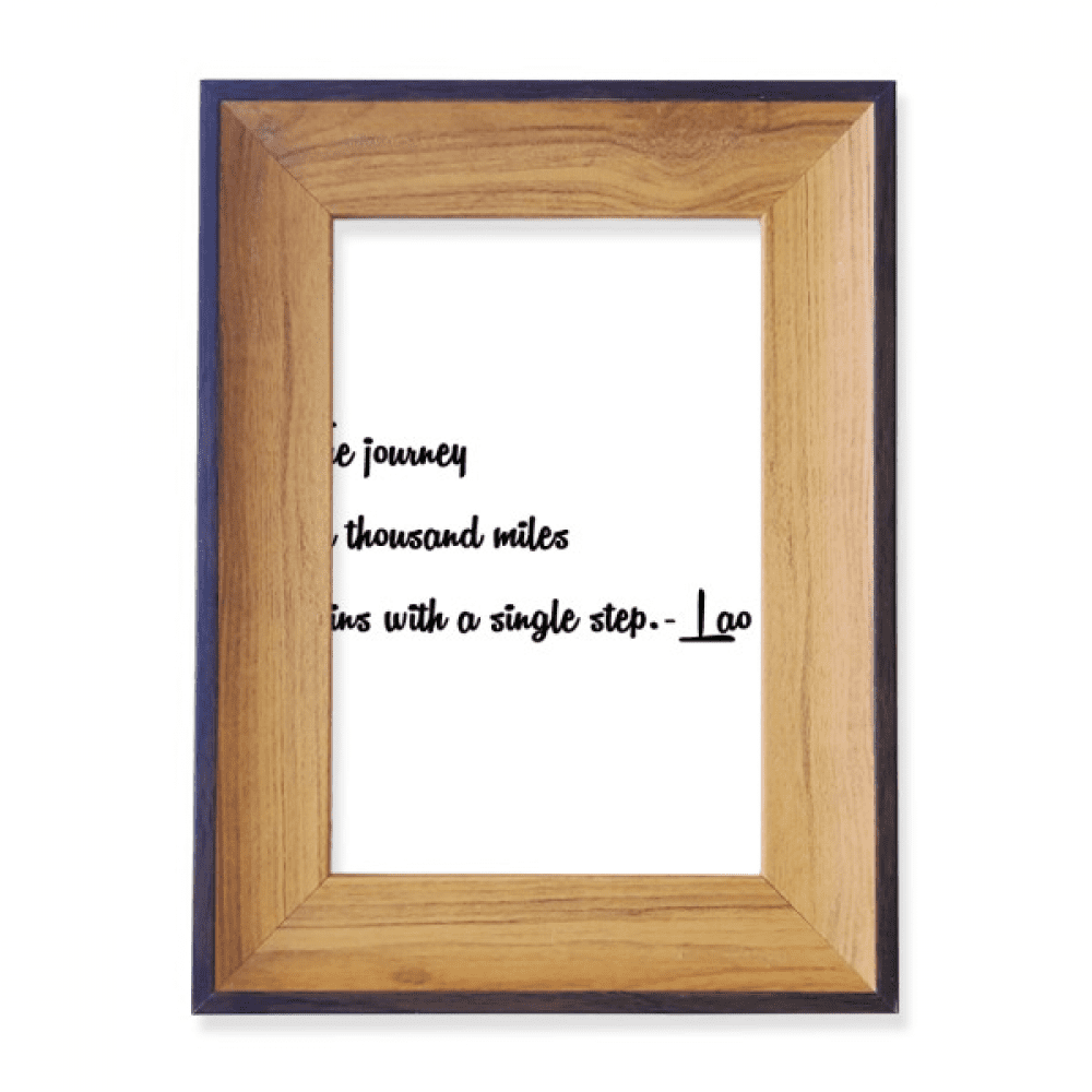 Inspirational Quote About Journey By Lao Tzu Photo Frame Exhibition ...