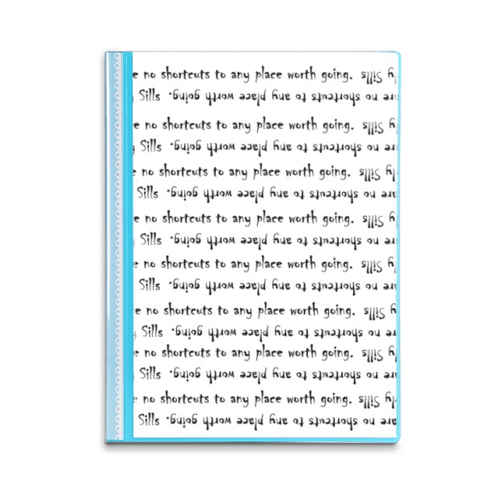 Inspirational Quote About Path By Beverly Sills Book Sheet Protectors ...