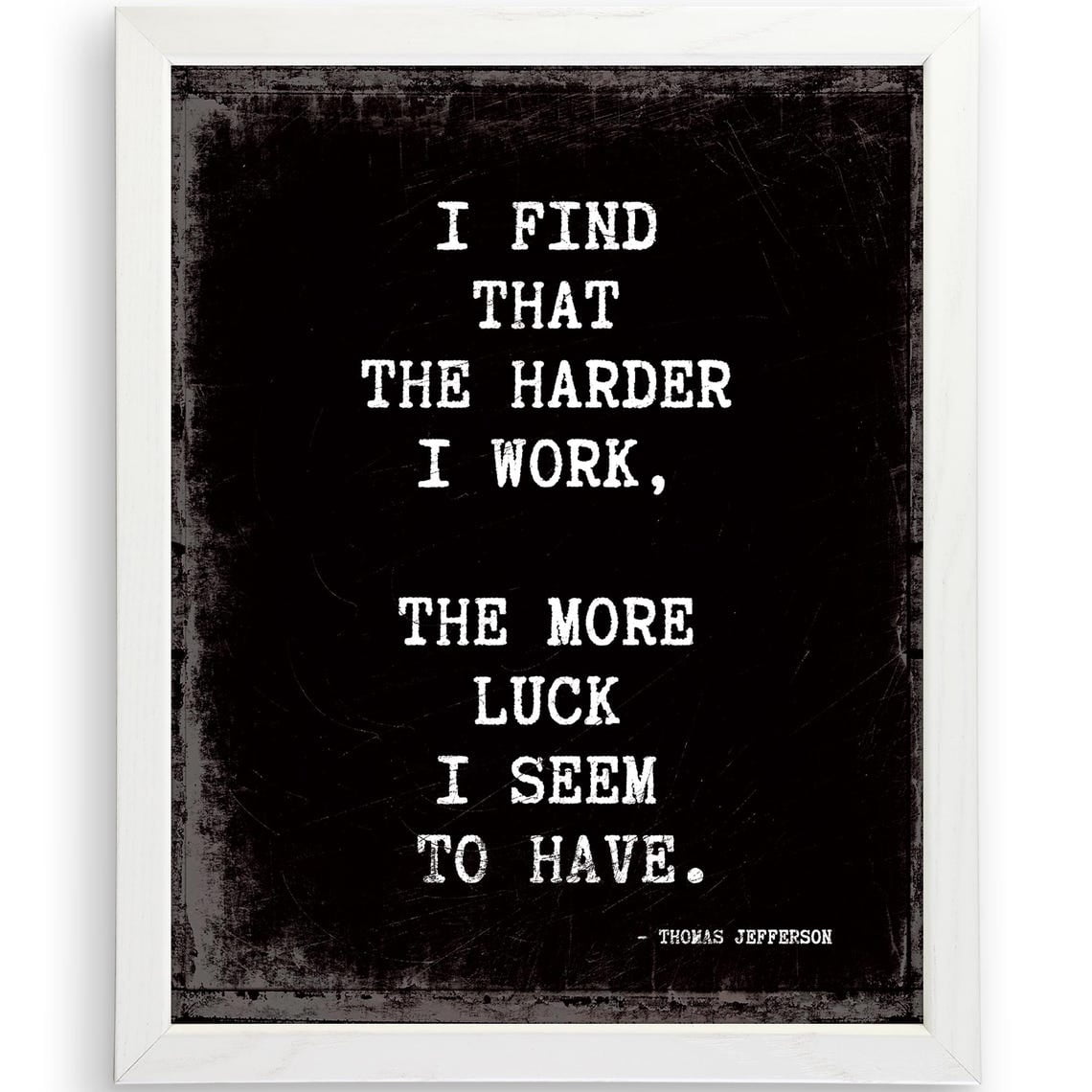 Inspirational Quote Art Print: Thomas Jefferson, Handmade USA, Unframed ...