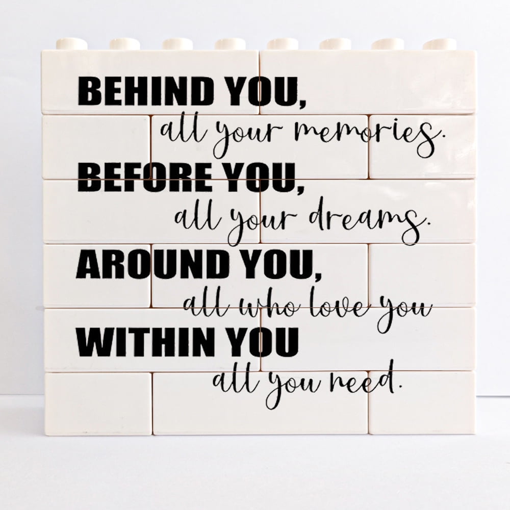 Inspirational Quote Before You All Your Dreams Building Bricks Blocks ...