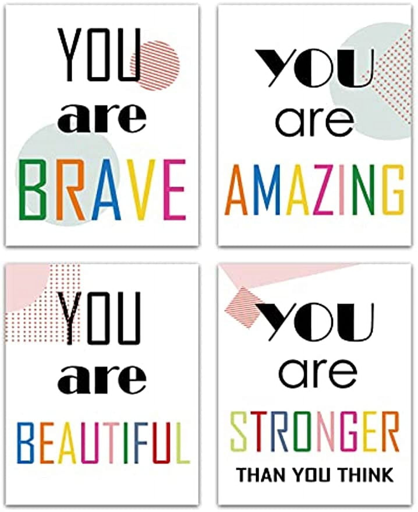 Inspirational Quote Canvas Art Print Motivational Phrase Posters Wall ...