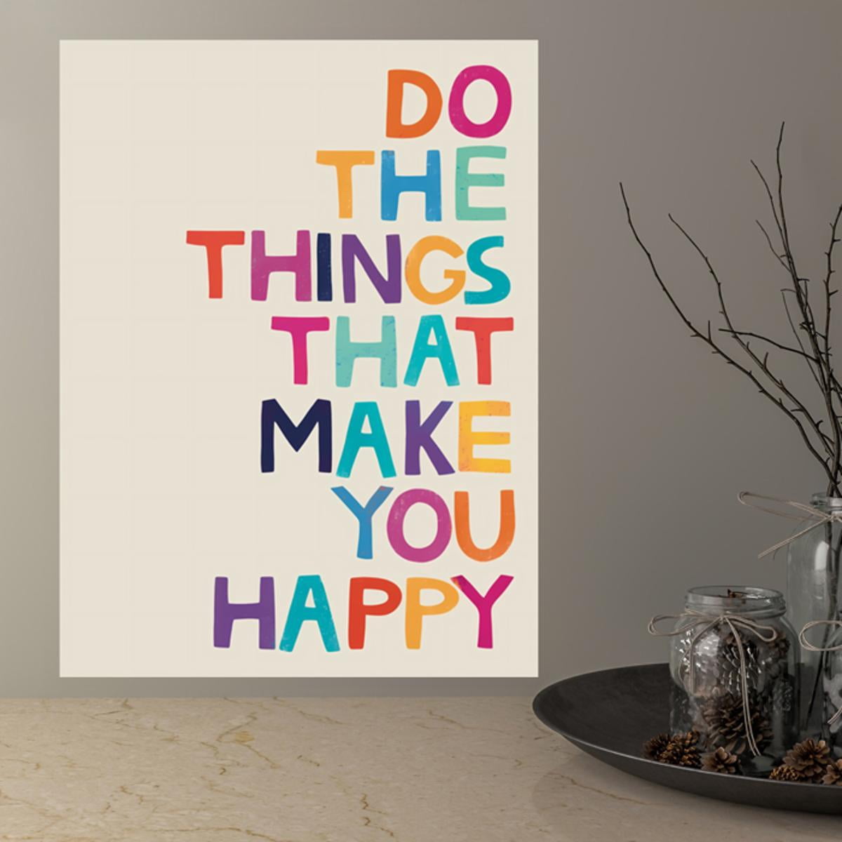 Inspirational Quote Canvas Poster - Frameless Motivational Wall Art for ...