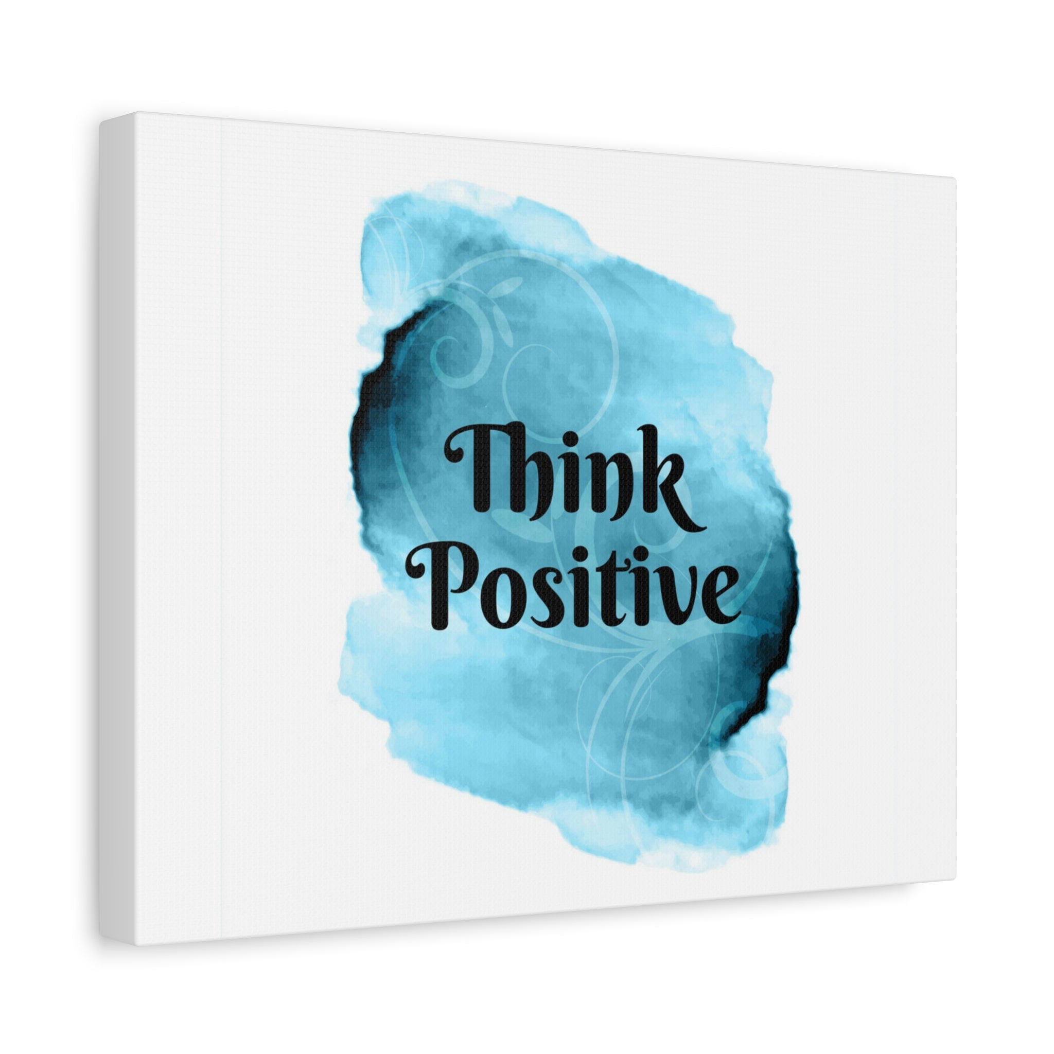 Inspirational Quote Canvas Think Positive Wall Art Motivational Motto ...