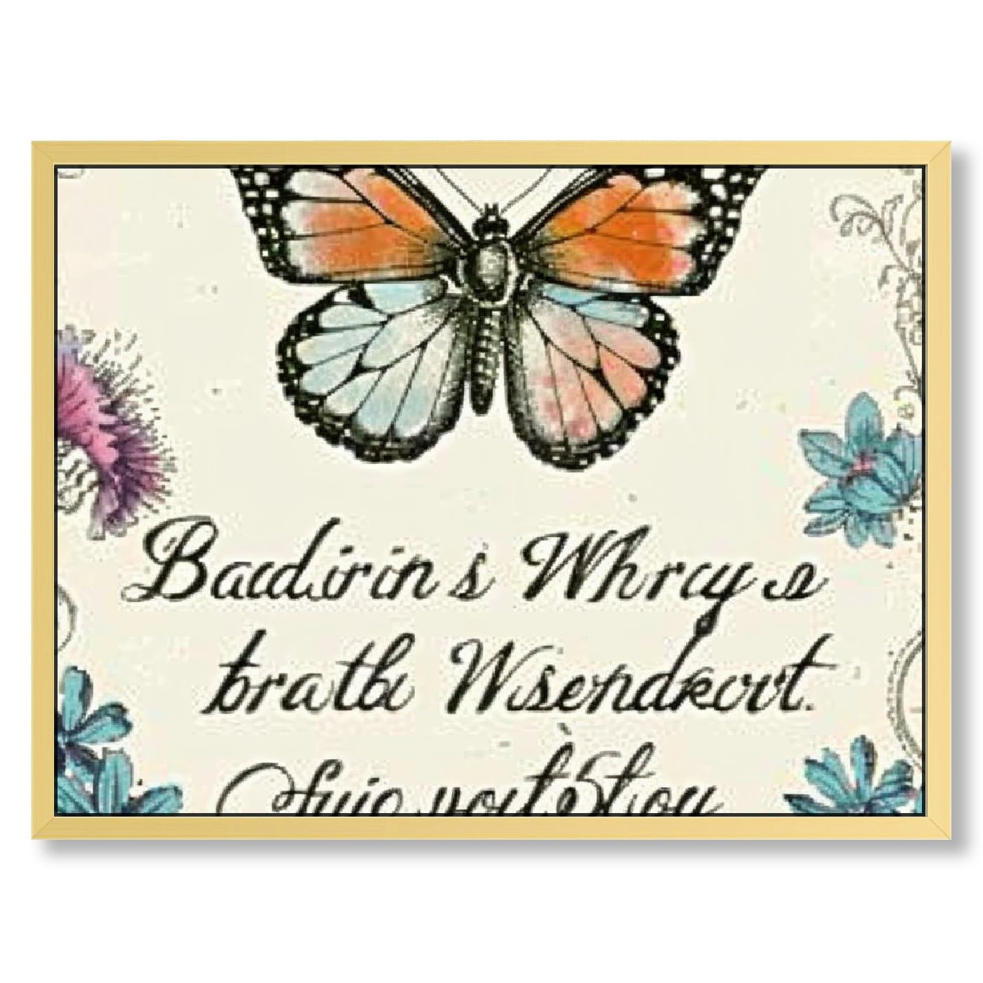 Inspirational Quote Canvas Wall Art : Picture Motivational Framed ...