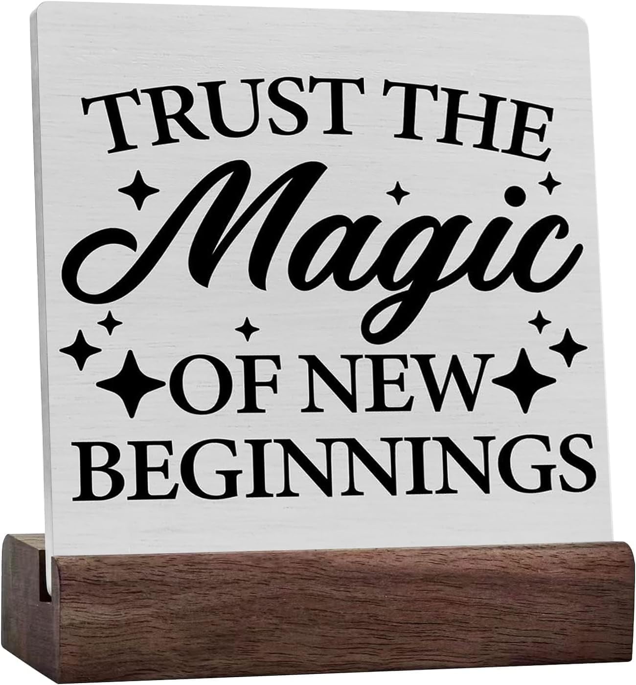Inspirational Quote Ceramic Table Sign Desk Decor, Motivational Quote ...