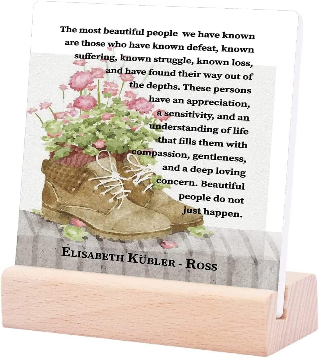 Inspirational Quote Decor, The Most Beautiful People Inspirational ...