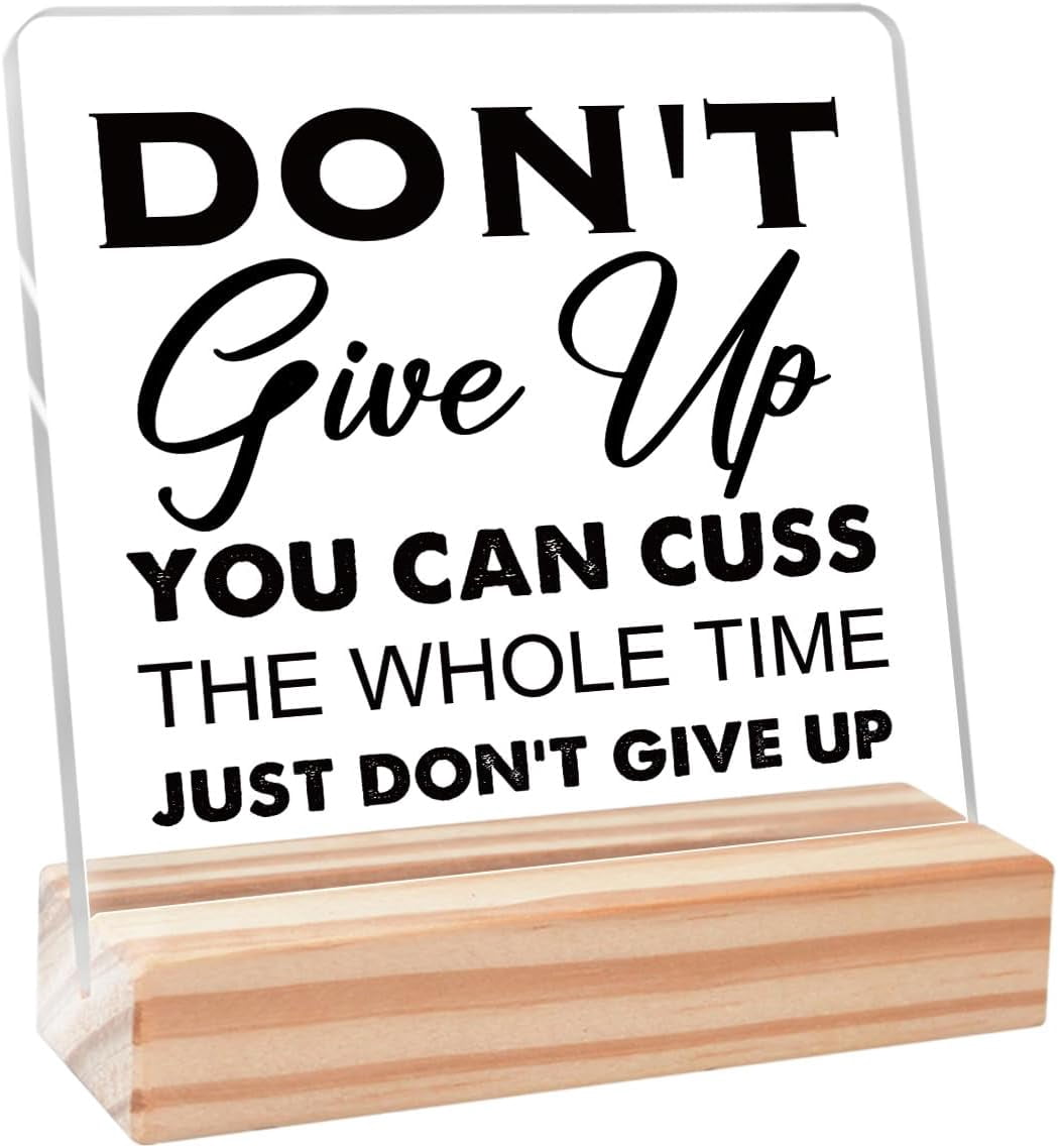Inspirational Quote Gift For Coworker Friend,Motivational Office Gifts ...