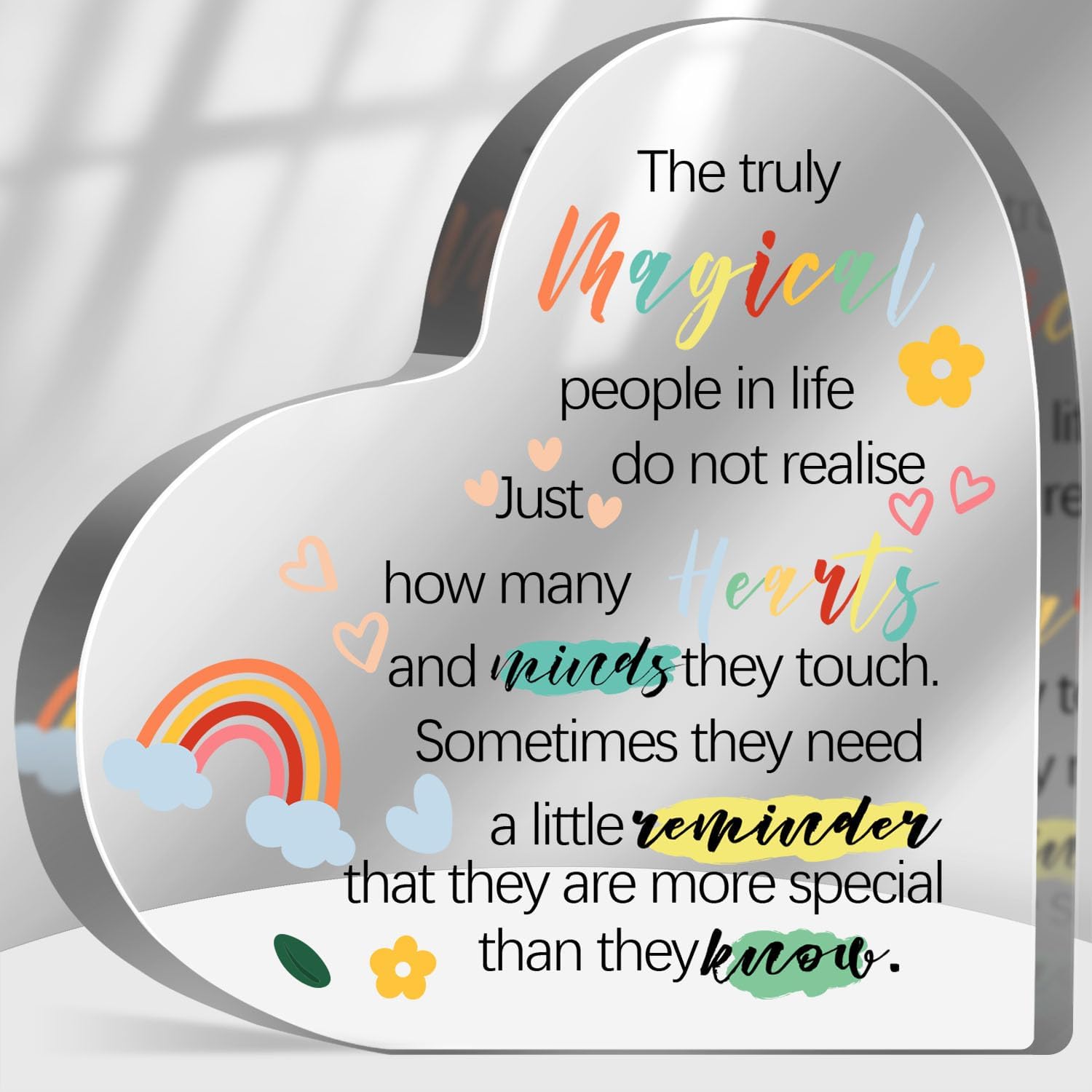 Inspirational Quote Gifts, Cute Motivational Office Desk Decor, Thank ...