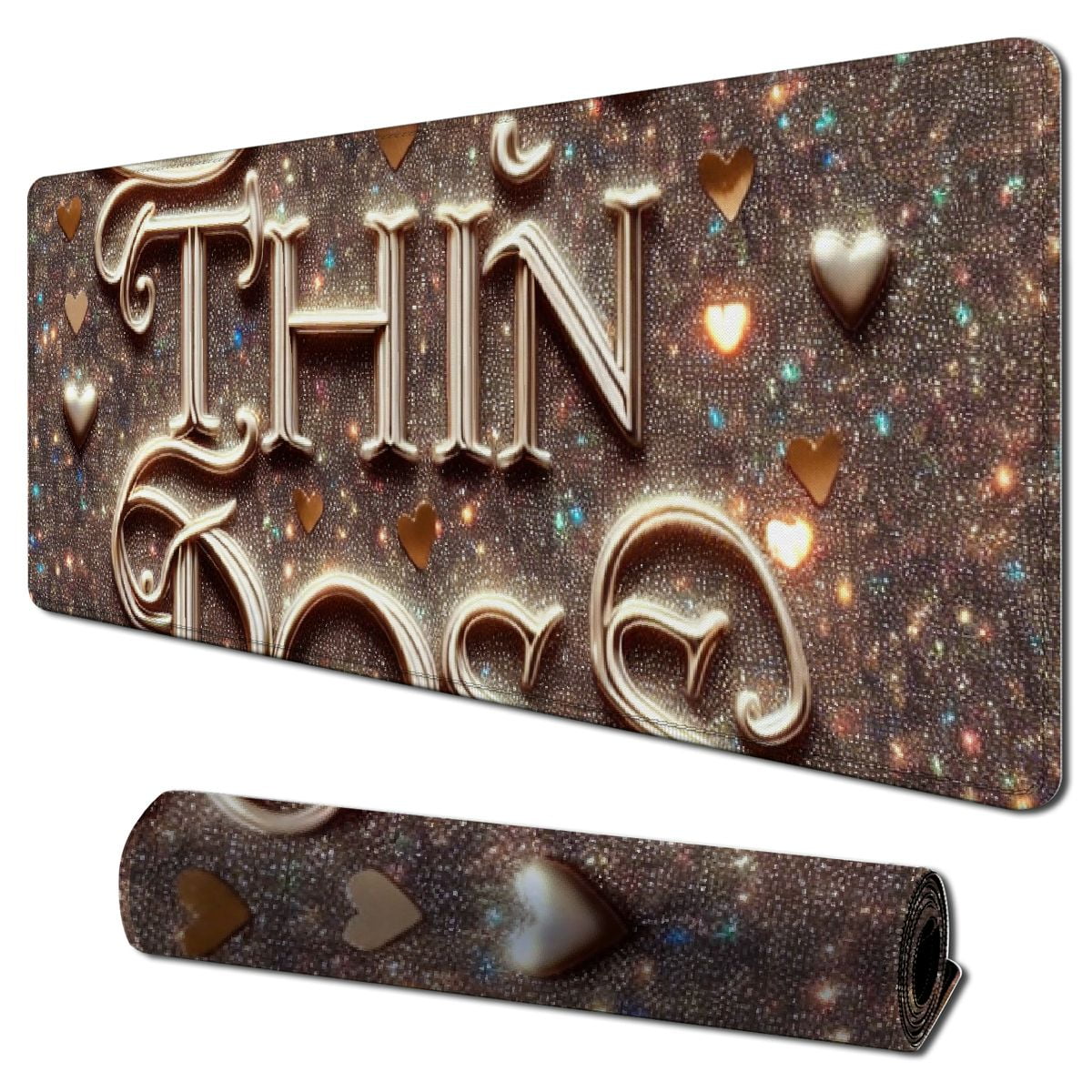 Inspirational Quote Mouse Pad, with All Things are Possible ...