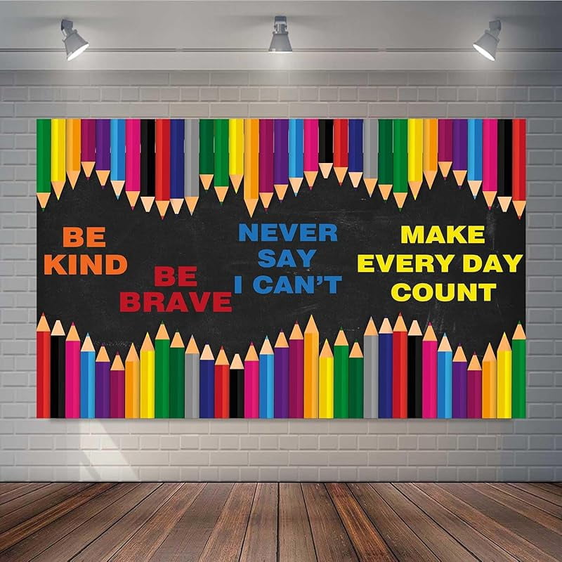 Inspirational Quote Photo Backdrop Amazing Things Happen Here ...
