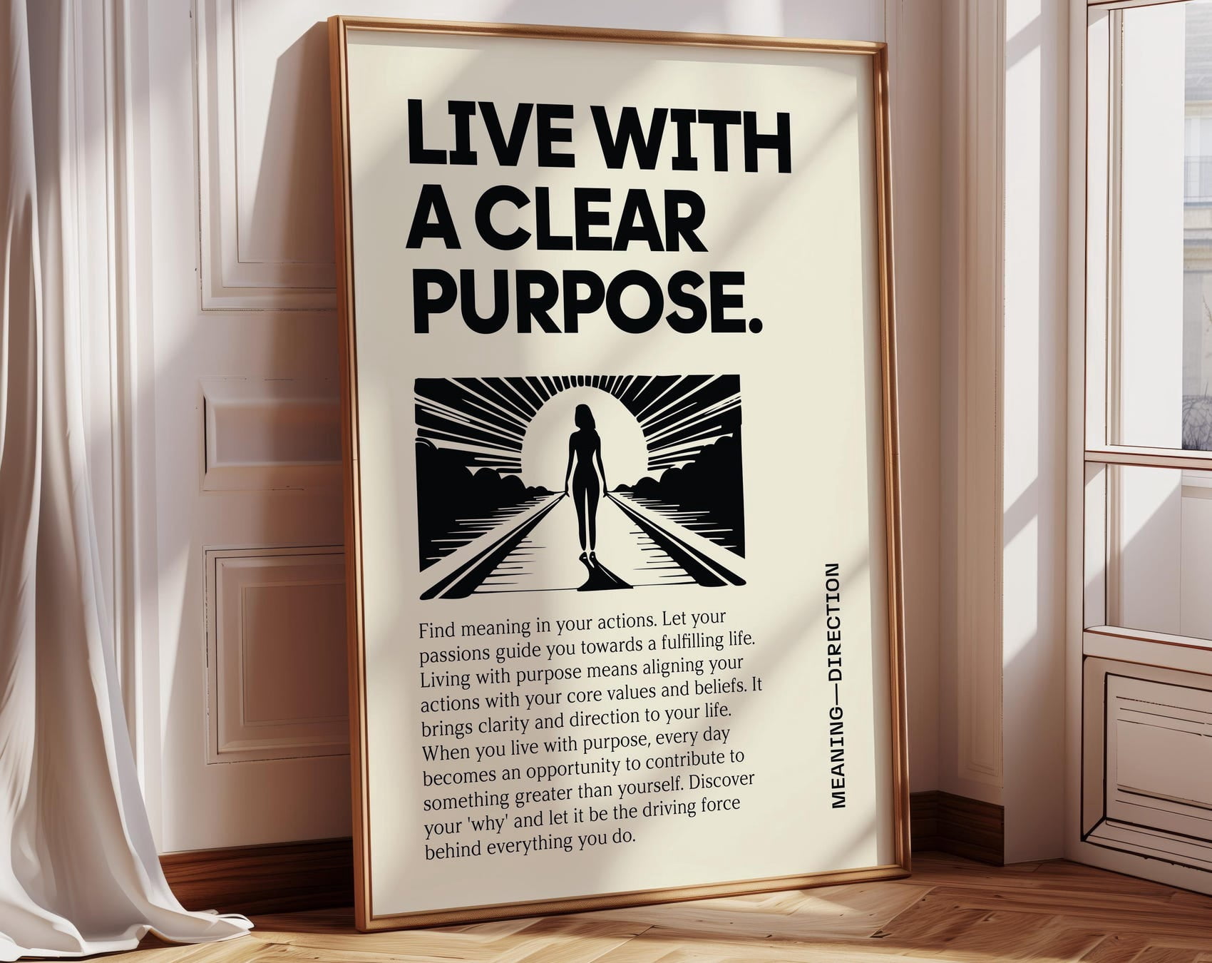 Inspirational Quote Poster Motivational Wall Art For Girls Room Poster ...