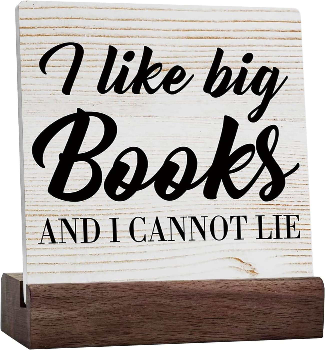 Inspirational Quotes Book Lovers Gifts Decor Desk Decor Sign Funny ...