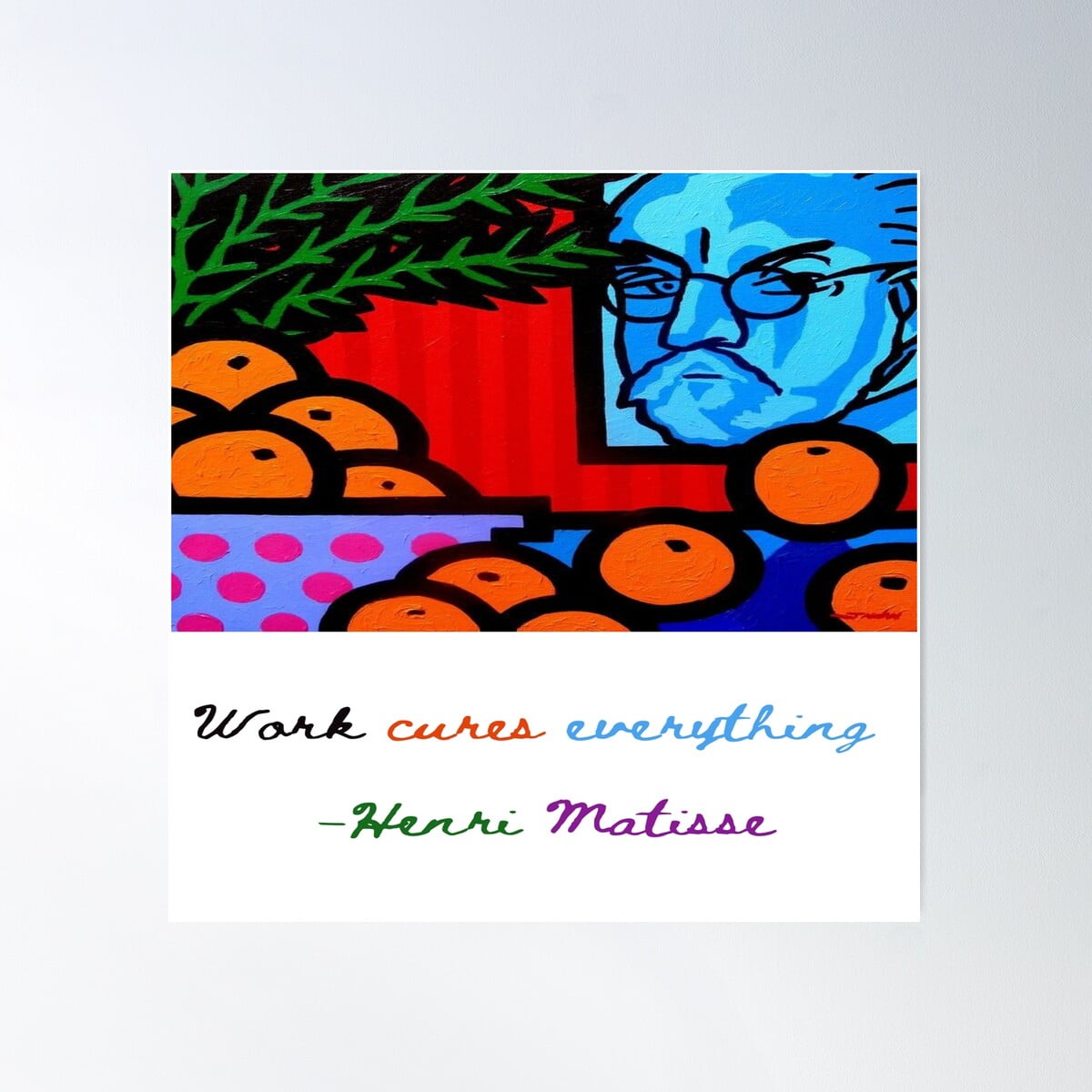 Inspirational Quotes By Famous Artists Henri Matisse Vol12 Poster Wall ...