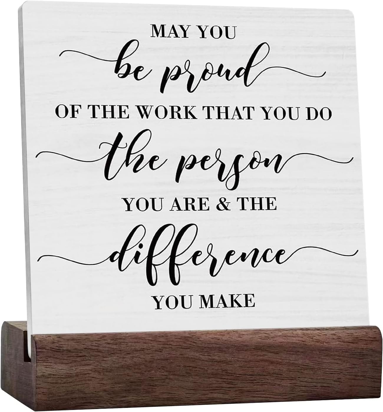 Inspirational Quotes Ceramic Table Plaque Signs, Rustic Farmhouse ...