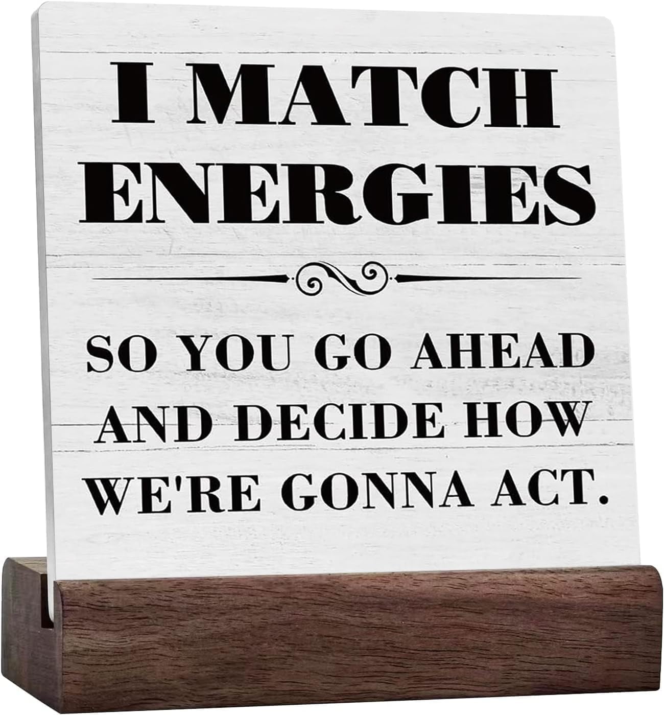 Inspirational Quotes Ceramic Table Plaque Signs, Rustic Farmhouse ...