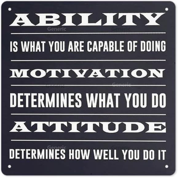 Inspirational Quotes Decor Ceramic Sign Plaque Motivational Rustic Sign ...