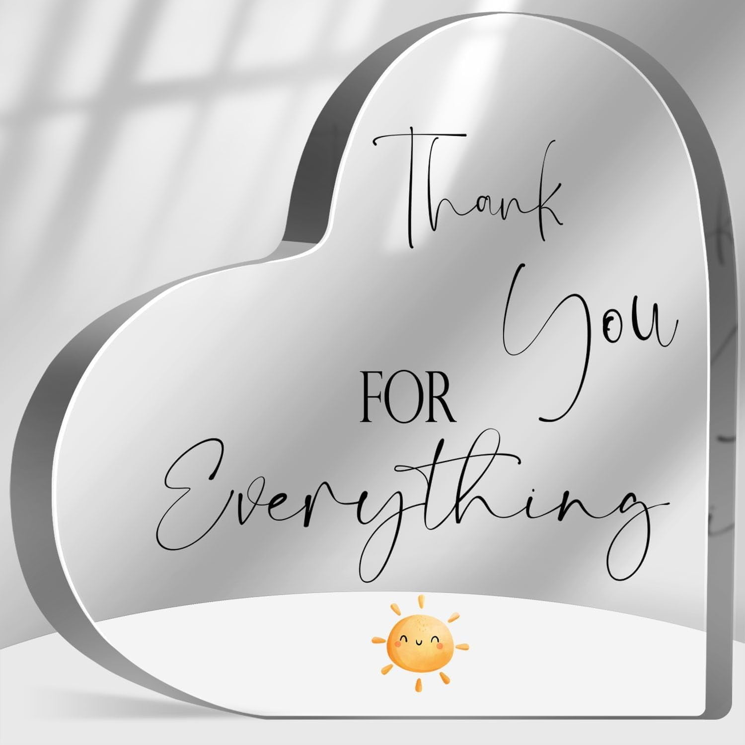 Inspirational Quotes Gifts for Women Men, Thank You for Everything Sign ...