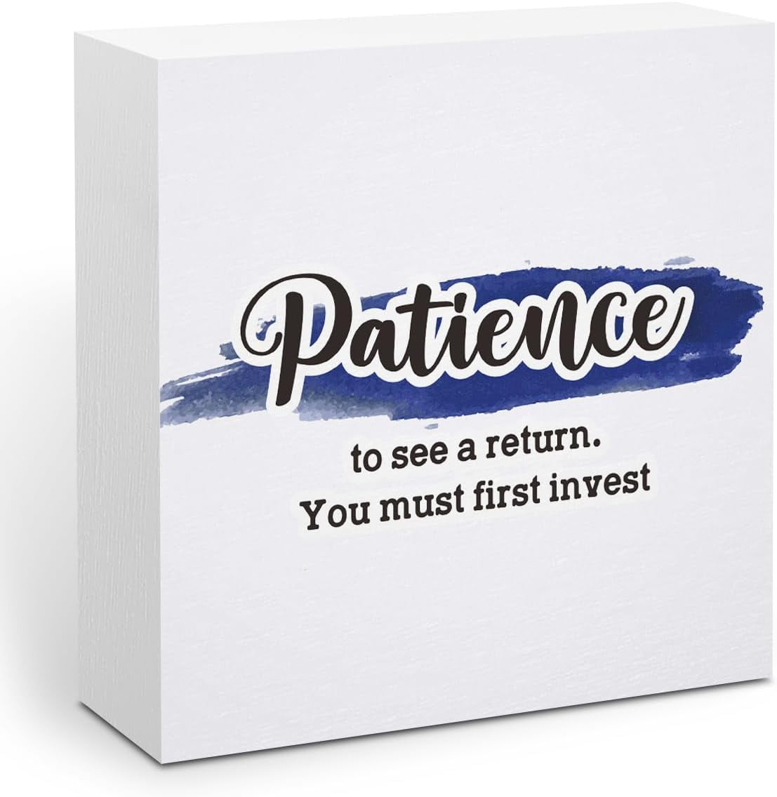 Inspirational Quotes Home Office Decor Wooden Box Sign Rustic ...