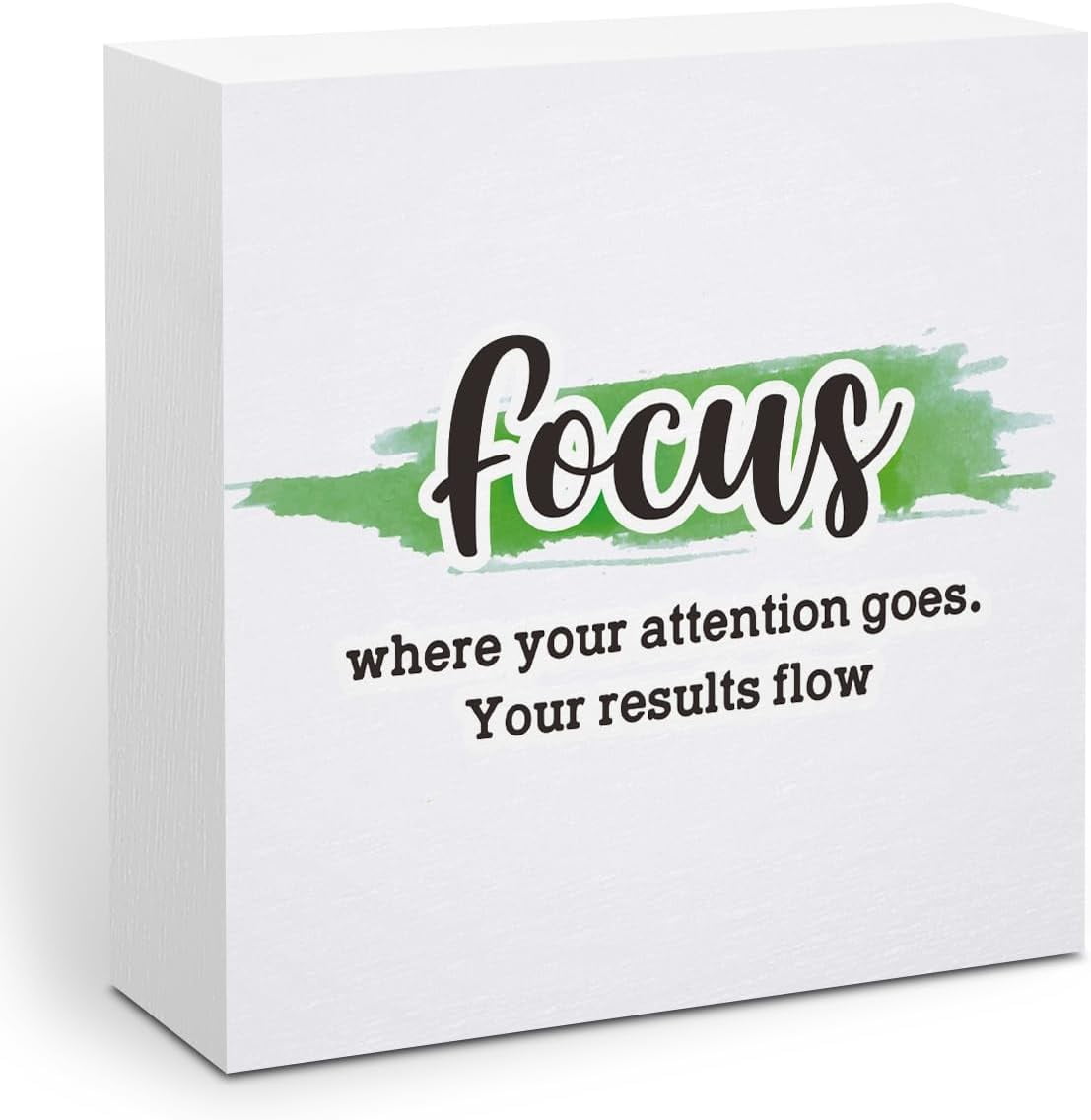 Inspirational Quotes Home Office Decor Wooden Box Sign, Rustic ...