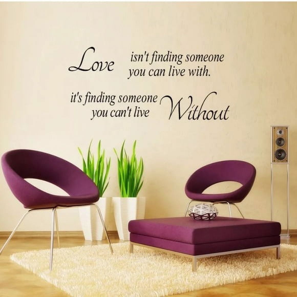 Inspirational Quotes Motivational Vinyl Wall Art Decal - Love Isn't ...