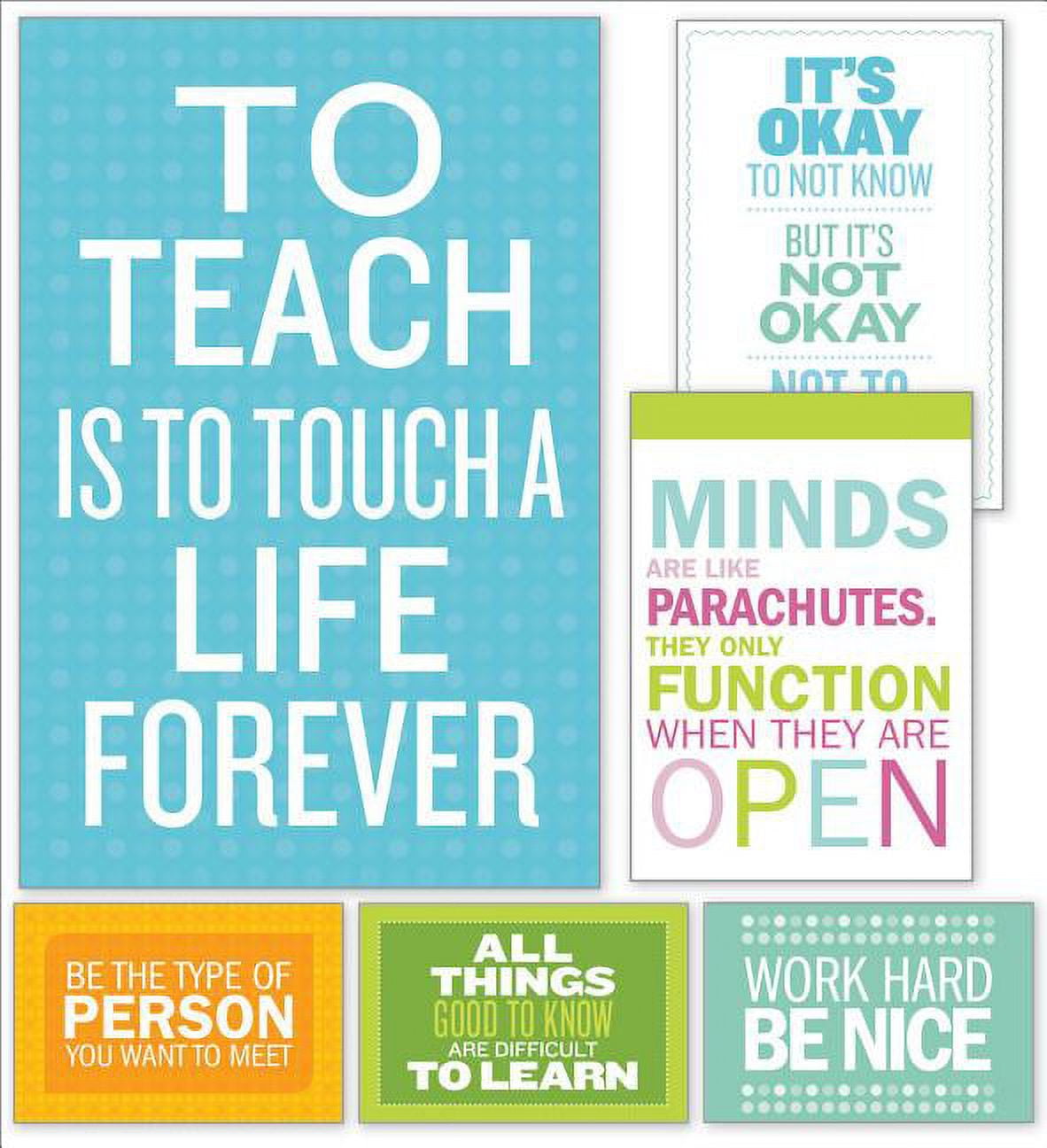 Inspirational Quotes Poster Set Bulletin Board: Volume 1 (Other ...