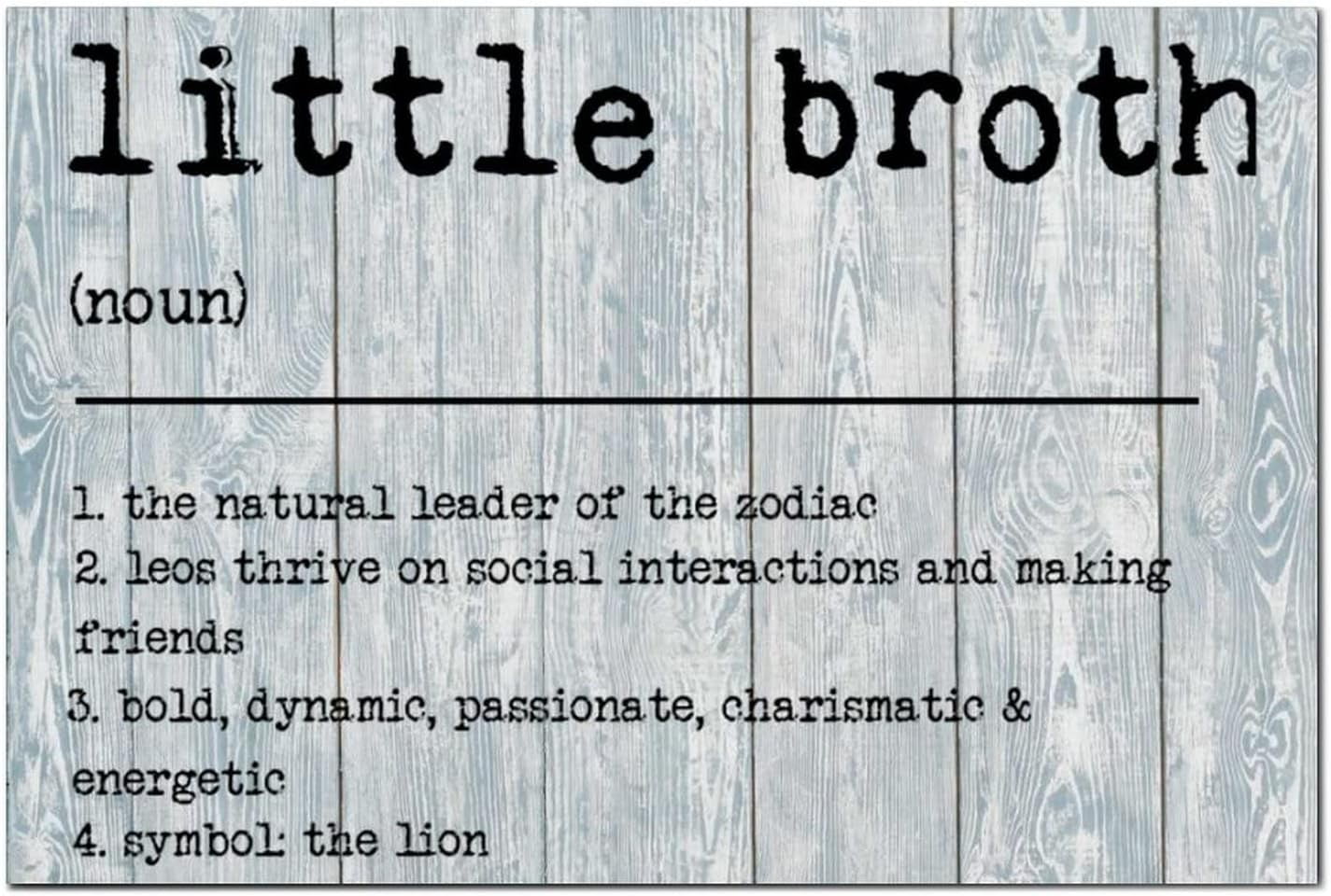 Inspirational Quotes Wall Art Leo Definition Wooden Sign Shabby Chic ...