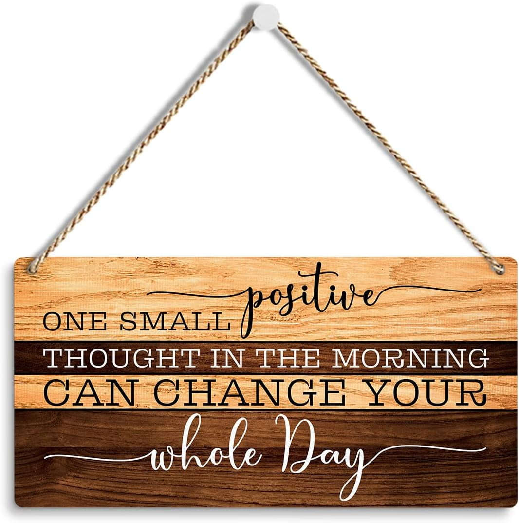 Inspirational Quotes Wall Decor for Home Office, Farmhouse Door Decor ...