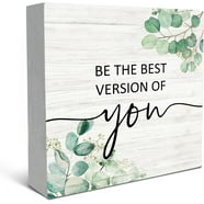 Barnyard Designs 'One Small Positive Thought' Wooden Box Sign ...