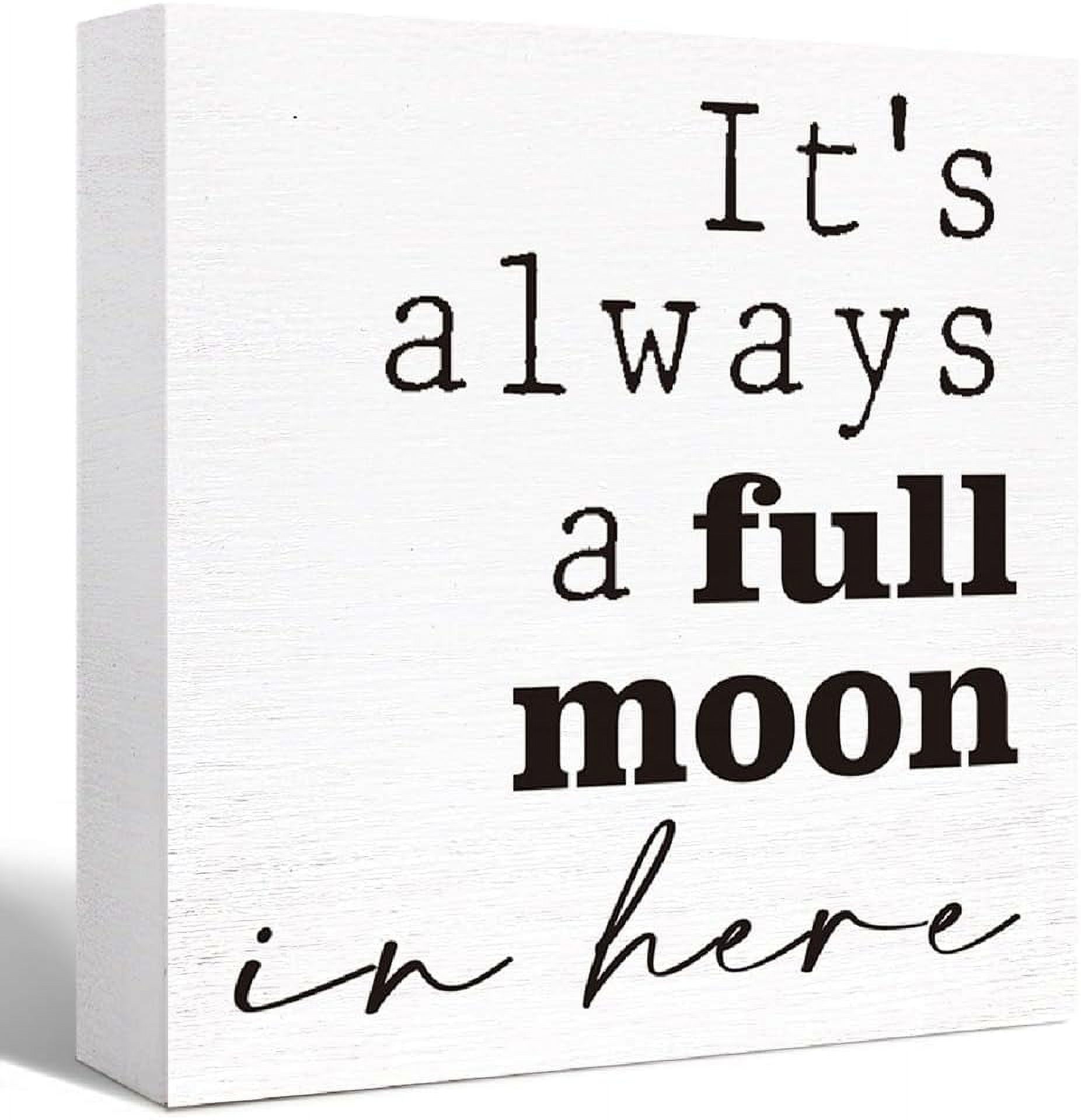 Inspirational Quotes Wood Sign Desk Decor Farmhouse Black Wooden Box ...