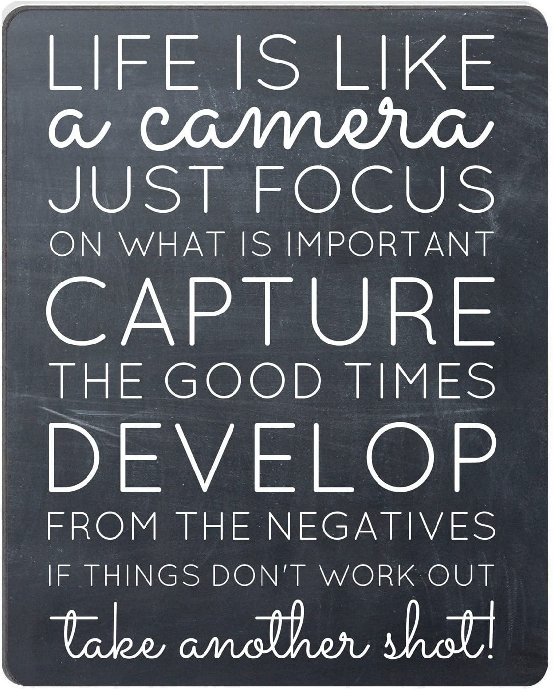 Inspirational Quotes on The Chalkboard Art Mouse Pad - Life is Like A ...