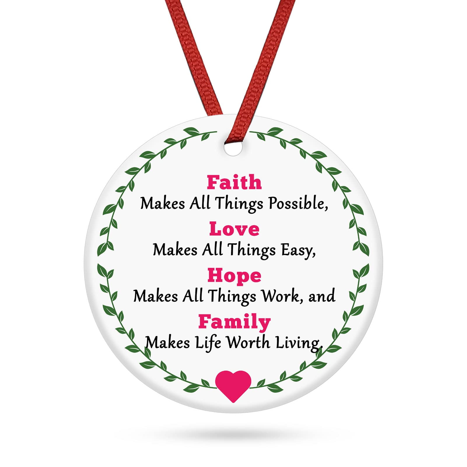 Inspirational Religious Gifts for STF9 Women Men Christian Ornament Verse Gift for Daughter ...