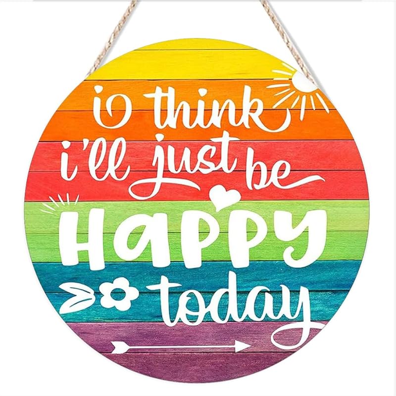 Inspirational Religious Round Hanging Wood Sign Christian Wreath Sign ...