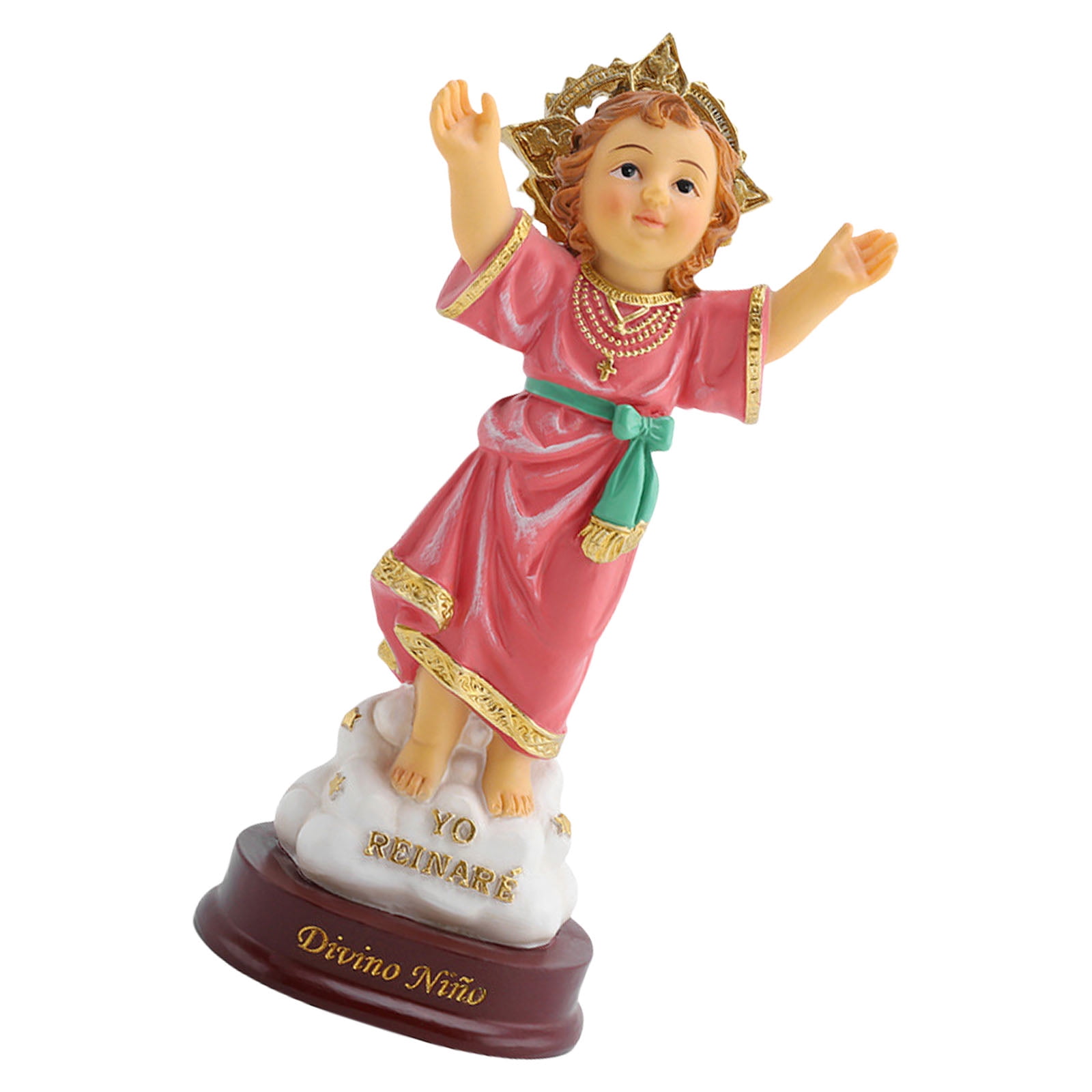 Inspirational Resins Holy Child Statue Divine Nino Figurine with Open ...