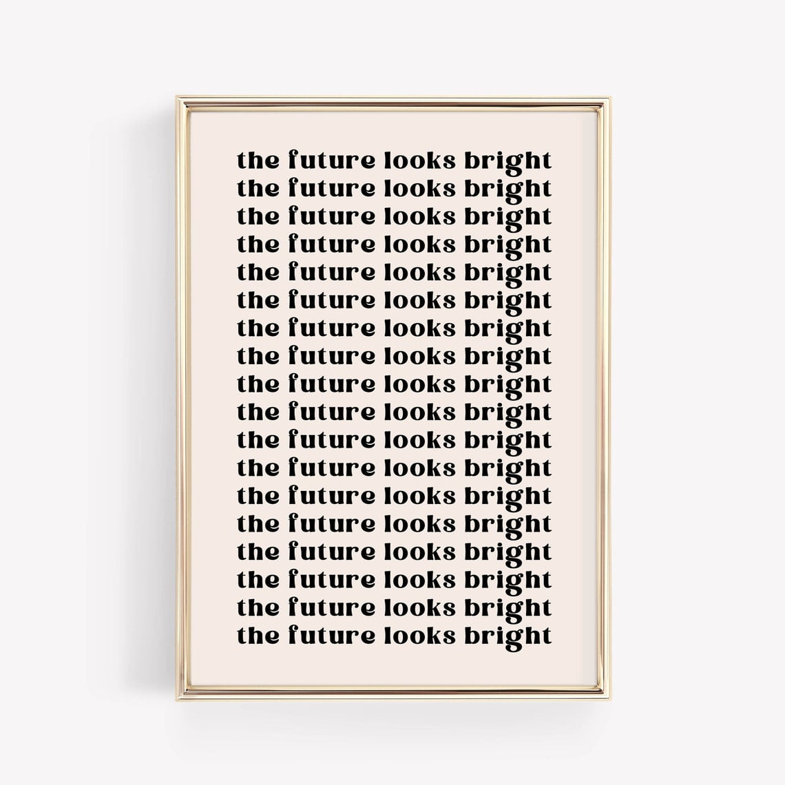 Inspirational Retro Poster Art, Minimal Modern Decorative Wall Print ...