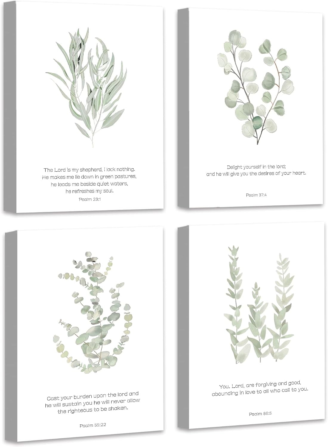 Inspirational Scripture Canvas Wall Art,Motivational Christian Wall Art ...