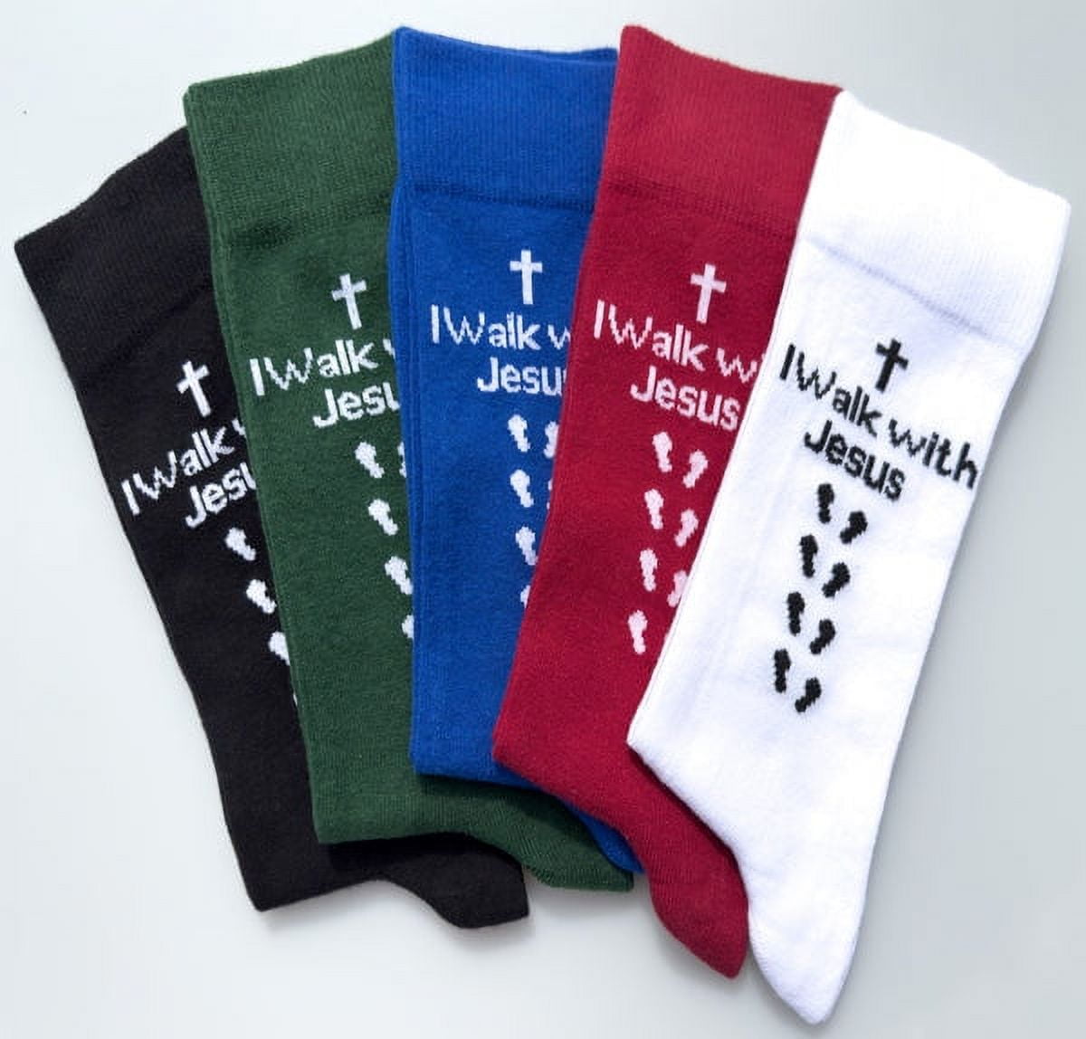 Sierra Socks Jesus Christian Socks for Men's, Casual Sport Socks, Soft ...