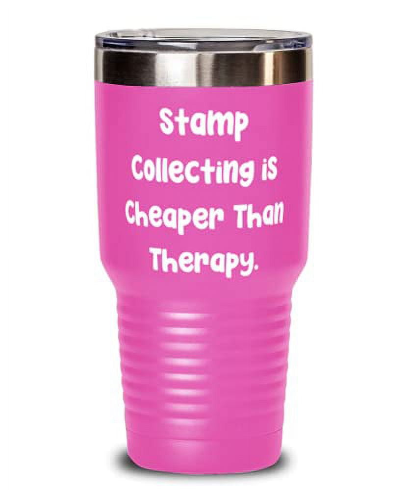 Inspirational Stamp Collecting 30oz Tumbler, Stamp Collecting is ...