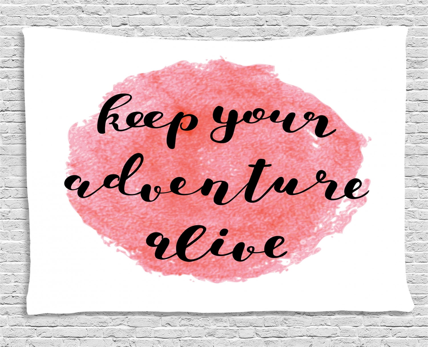 Inspirational Tapestry, Keep Your Adventure Alive Motivating Modern ...