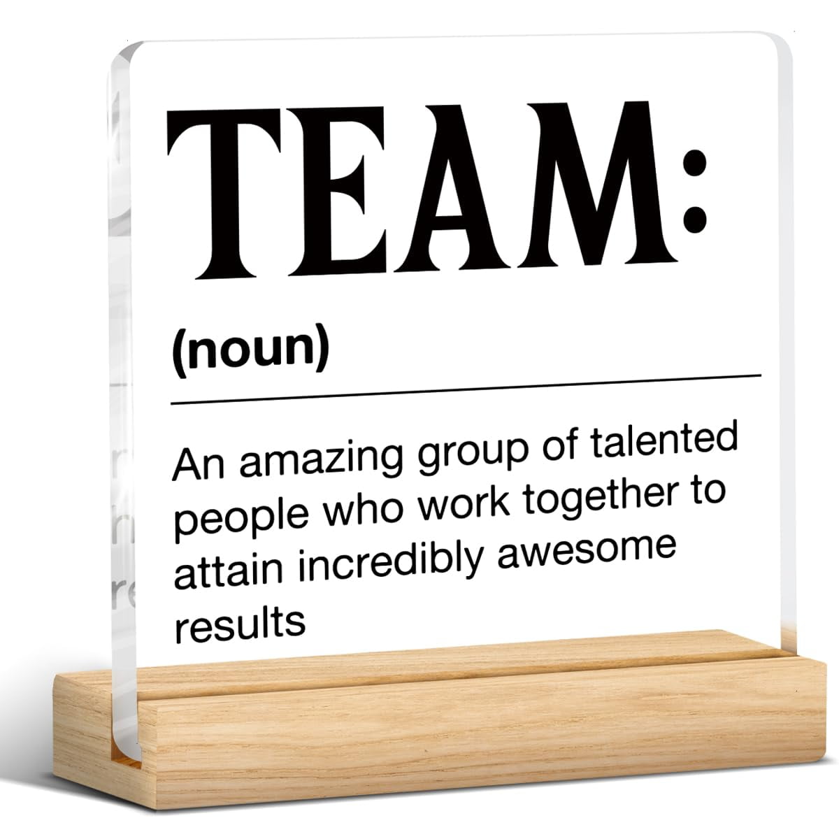 Inspirational Team Gifts Desk BDF32 Decor, Best Team Gift Teamwork ...