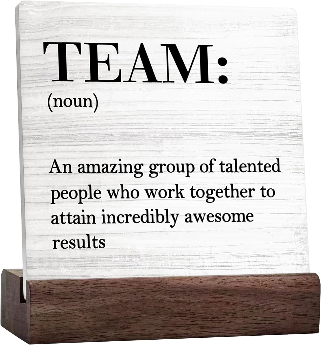 Inspirational Team Office Decor Ceramic Desk Sign Desk, Thank You ...